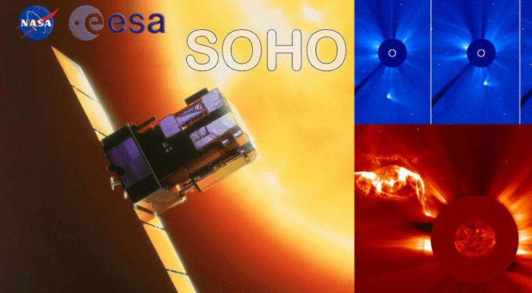 Attività solare in tempo reale con SOHO (NASA ESA NOAA) - Spaceclick
