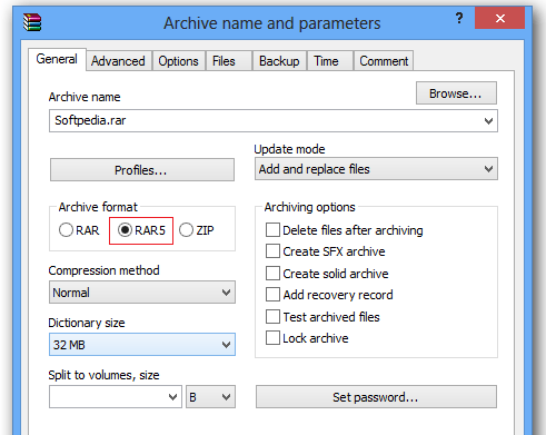 RAR5 vs RAR4 vs 7ZIP - A quick comparison - SPACECLICK